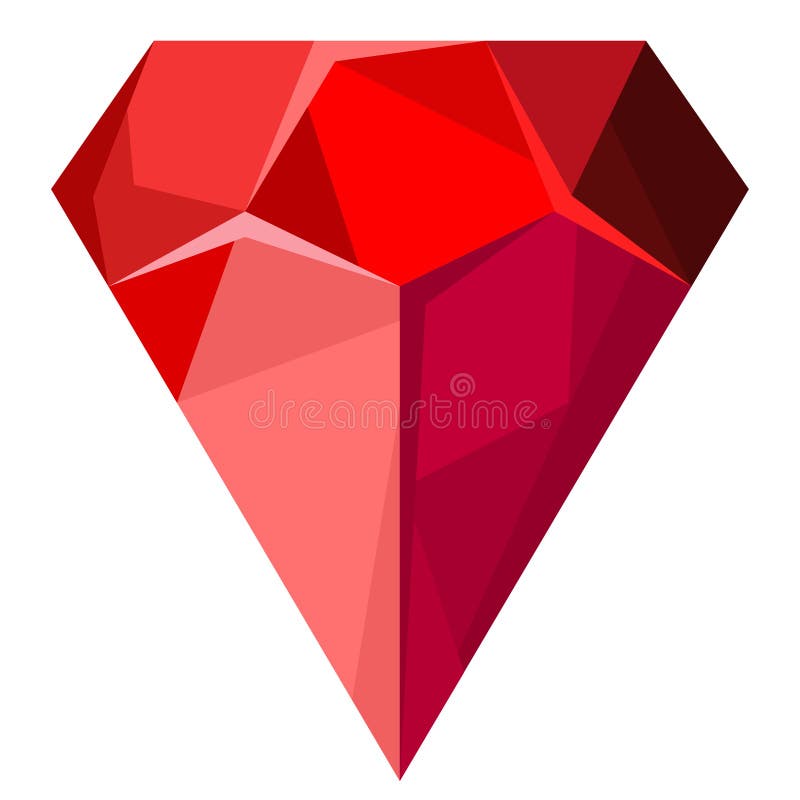Ruby jewellery stock vector. Illustration of rubies, gems - 31703236