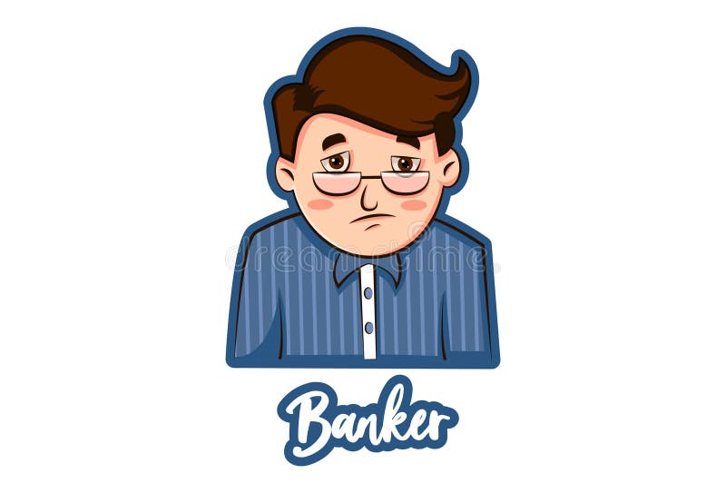 Banker Sticker Stock Illustrations – 234 Banker Sticker Stock ...