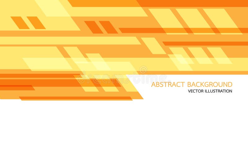 Abstract Orange Technology Background. Stock Illustration ...