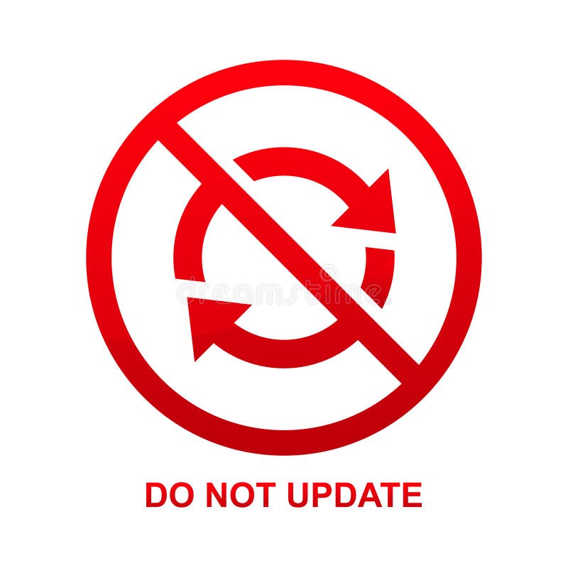 New update sign stock vector. Illustration of isolated - 95375729