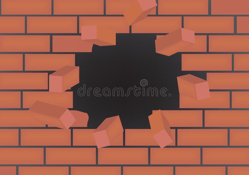 Brick Cartoon Broken Stock Illustrations – 719 Brick Cartoon Broken ...