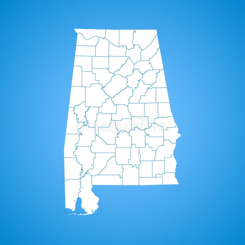 alabama geographical map