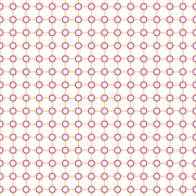 Abstract Geometric Circle Grid Round Cross Line Seamless Vector Pattern ...
