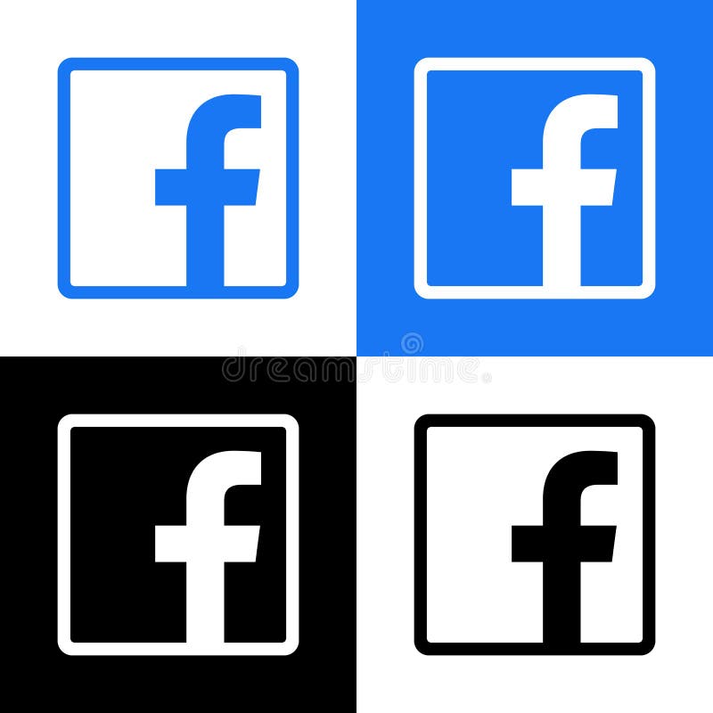 Blue Facebook Icon Transparent Background Stock Illustrations – 169 ...