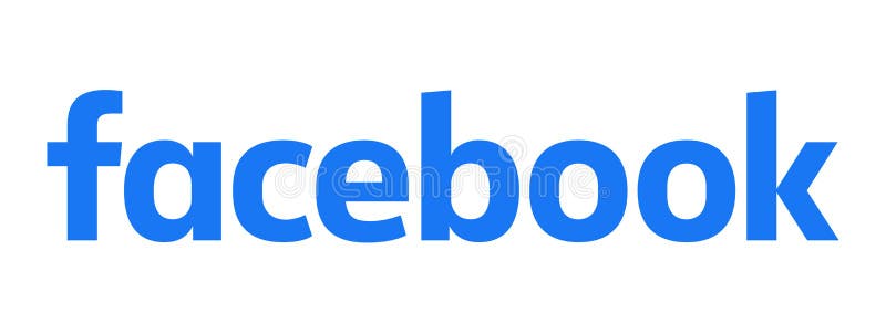 Facebook Text Logo - Vector - Latest Blue Color Font - Isolated ...