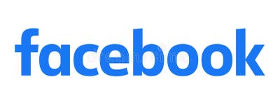 Facebook Text Logo - Vector - Latest Blue Color Font - Isolated ...