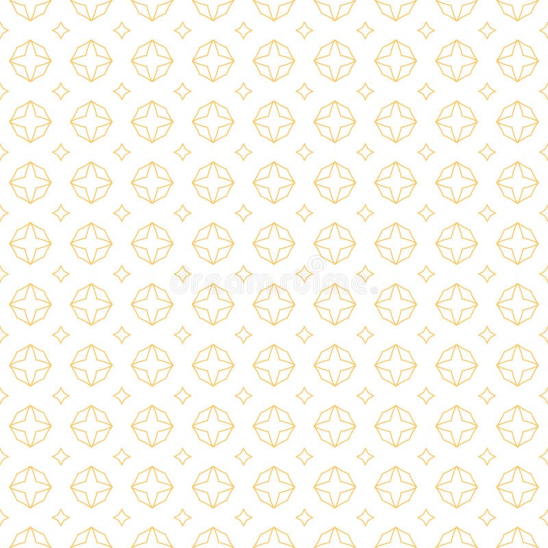 Geometric Diamond Stars Object Vector Seamless Pattern. Color Texture ...