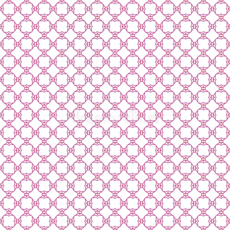 Outline Pink Geometric Fabric Seamless Pattern. Pink Texture. Digitally ...