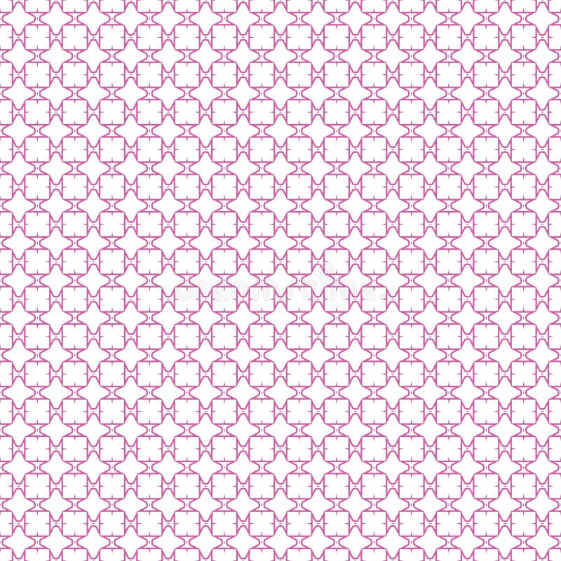 Outline Pink Geometric Modern Ornament Seamless Pattern. Pink Texture ...