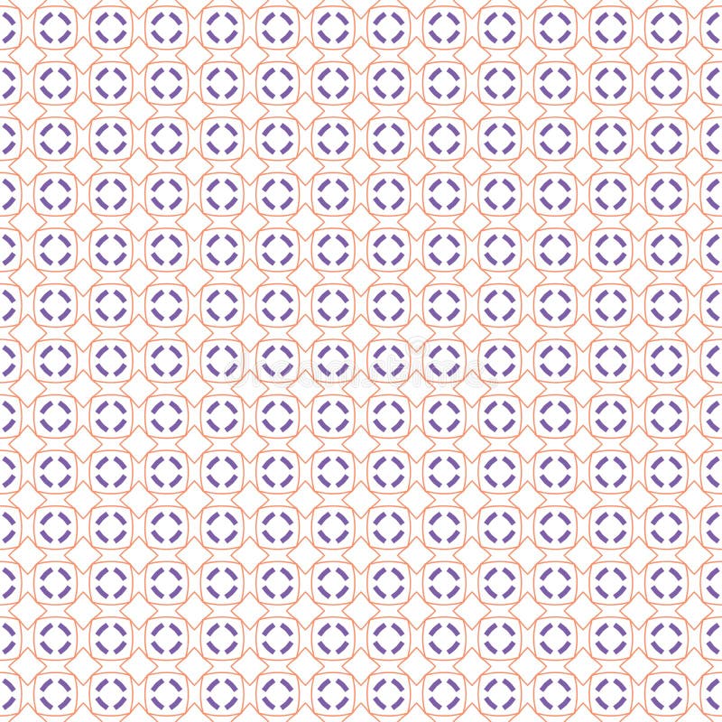 Outline Square Vector Modern Ornament Seamless Pattern. Colors Texture ...