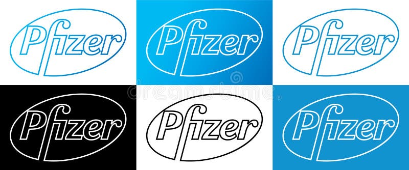 Pfizer Vector Logo - Latest Blue and Black Color Silhouette Set ...