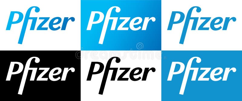 Pfizer Vector Logo - Latest Blue and Black Color Silhouette Set ...