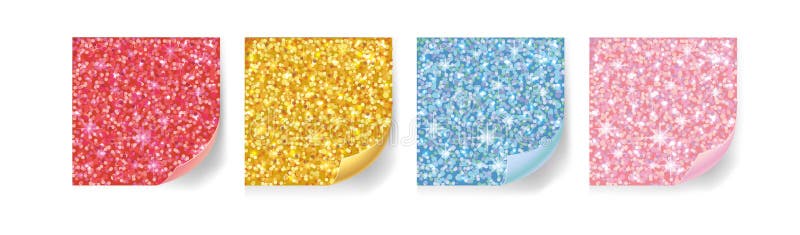 Shiny Multicolored Set of Simple Card Frame Border Stock Vector ...