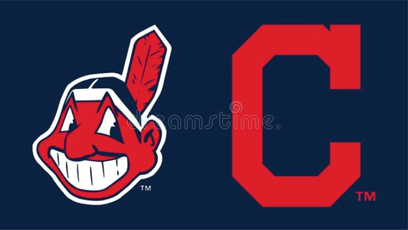 Cleveland Indians Logo on White Background Editorial Stock Image ...