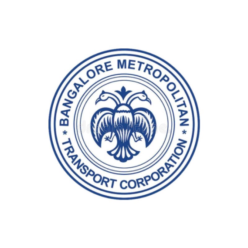 Bangalore Metropolitan Transport Corporation Logo on White Background ...