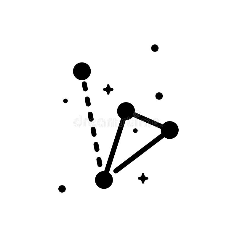 Star Astrological Sign. Space Science Astronomy Icon Symbol Stock ...