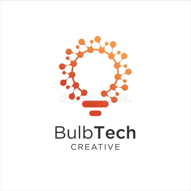 Modern Tech Bulb Logo Designs Concept, Pixel Technology Bulb Idea Logo ...