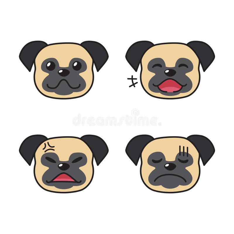 Pug Avatar Stock Illustrations – 166 Pug Avatar Stock Illustrations ...