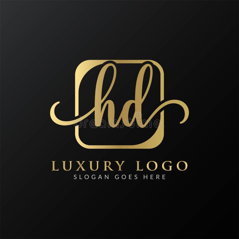 HD Logo Design Vector Template. Initial Luxury Letter HD Vector ...