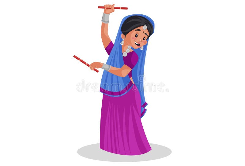 Gujarati Girl Stock Illustrations – 82 Gujarati Girl Stock ...