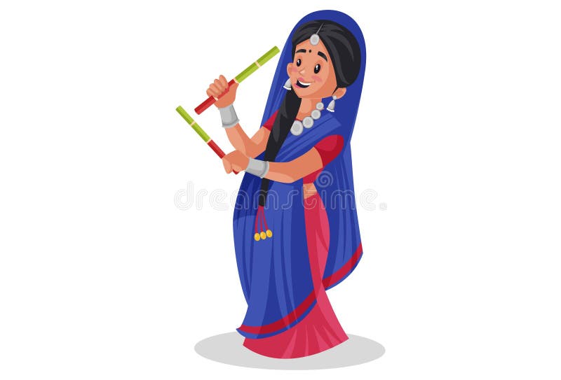 Gujarati Girl Stock Illustrations – 81 Gujarati Girl Stock ...