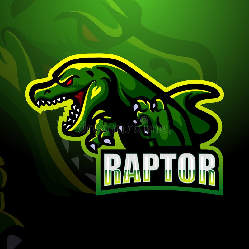 Raptor mascot logo design stock vector. Illustration of head - 205941232