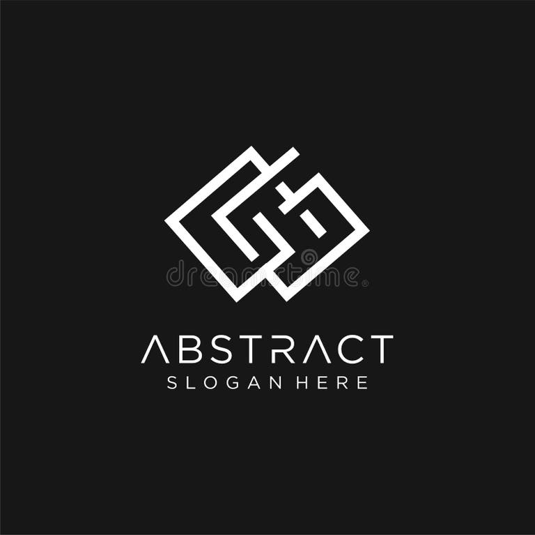 Square Letter G G Logo Designs Inspiration Vector Illustration Stock ...