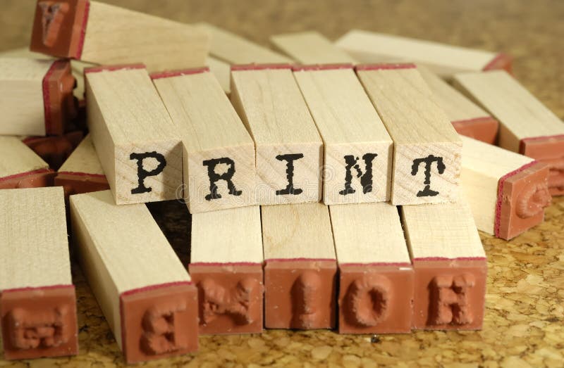 Print stock image. Image of arts, detail, crafts, typeset - 2060237