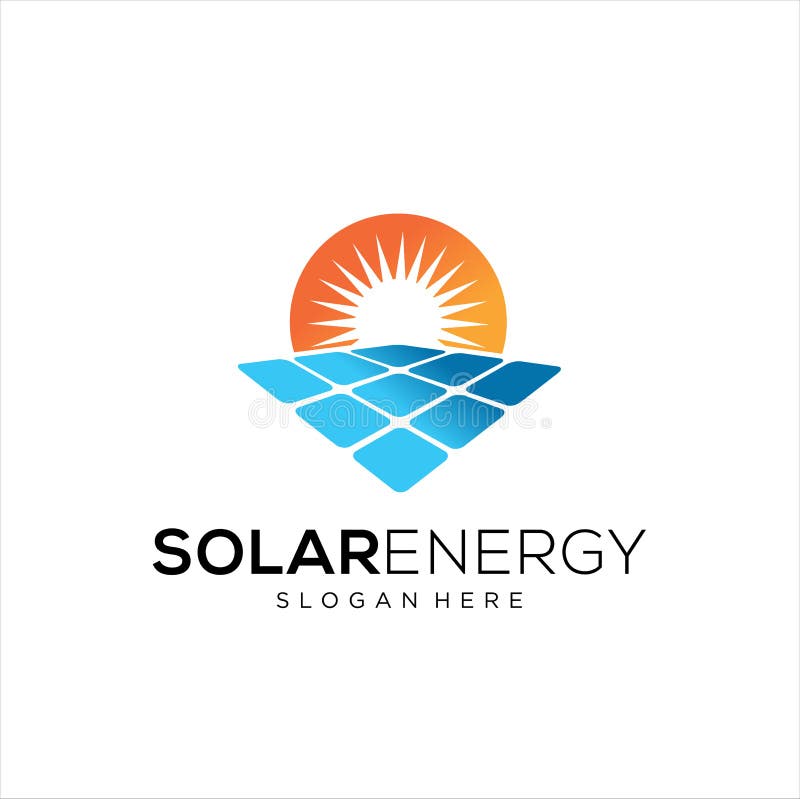 Sun Solar Energy Logo Design Template. Solar Tech Logo Stock Vector ...