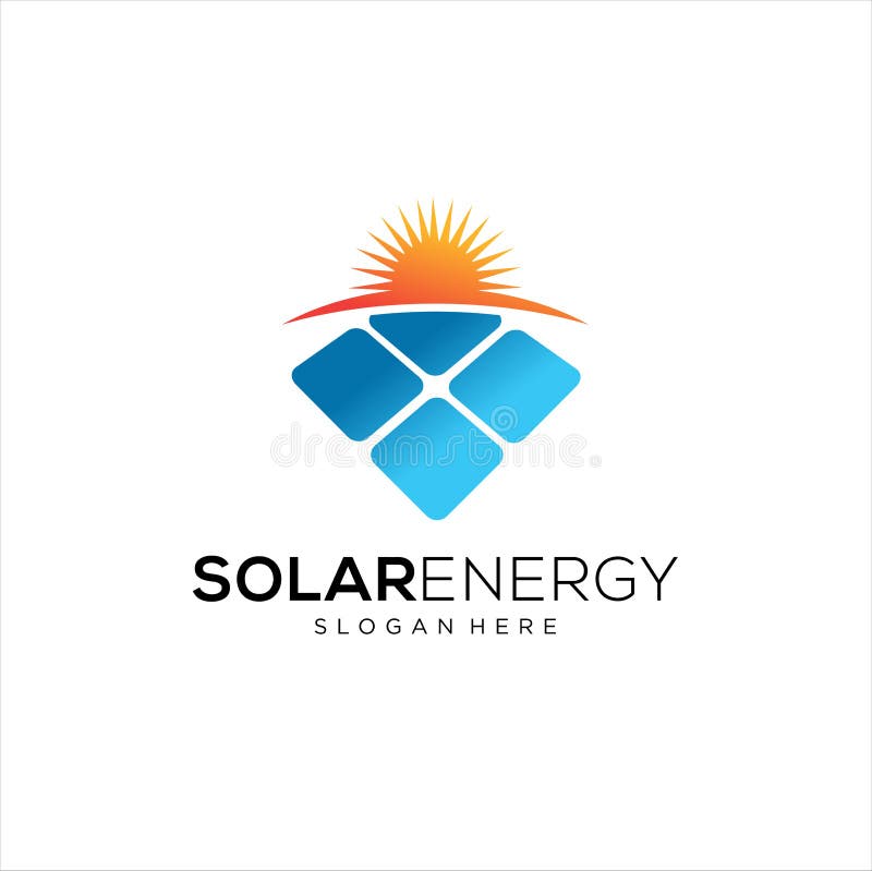 Sun Solar Energy Logo Design Template. Solar Tech Logo Stock Vector ...