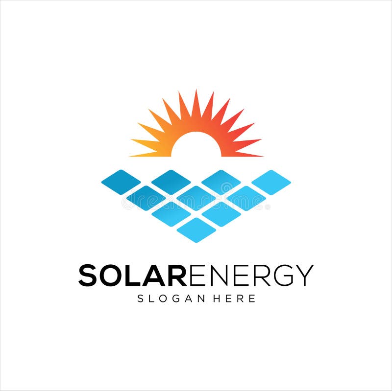 Sun Solar Energy Logo Design Template. Solar Tech Logo Stock Vector ...