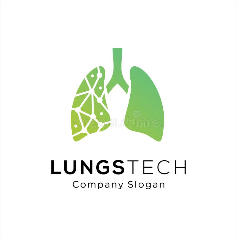 Human Lungs Logo Designs Template, Lungs Technology Logo Design Vector ...