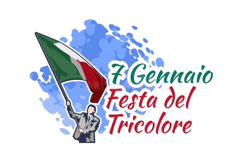 January 7, Tricolour Day Vector Illustration Stock Vector ...