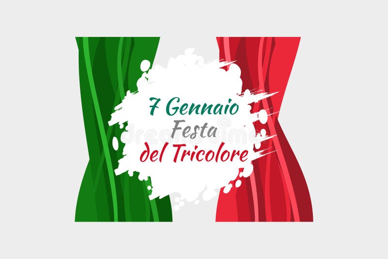 January 7, Tricolour Day Vector Illustration Stock Vector ...