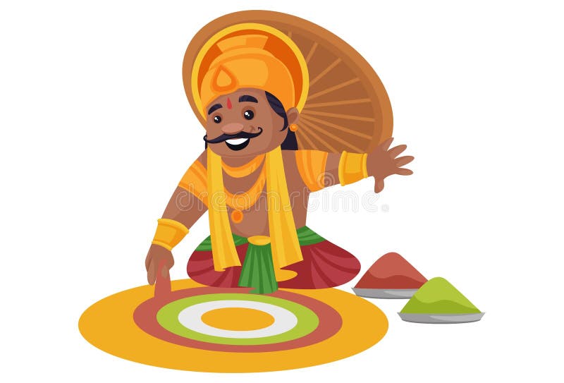 King Janaka Vector Cartoon Illustration Stock Vector - Illustration of ...