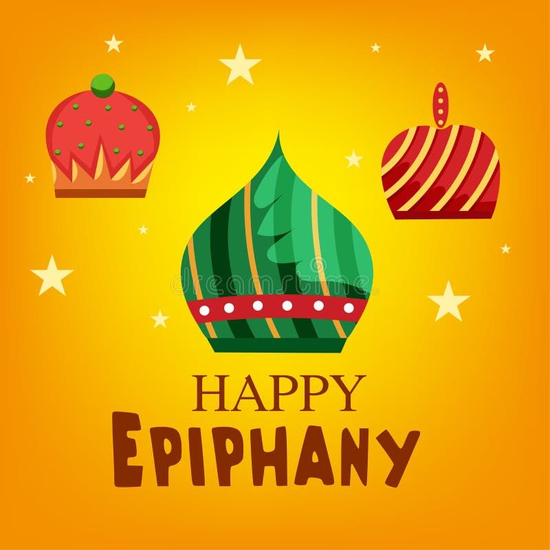 Happy Epiphany Epiphany is a Christian Festival. Stock Illustration ...