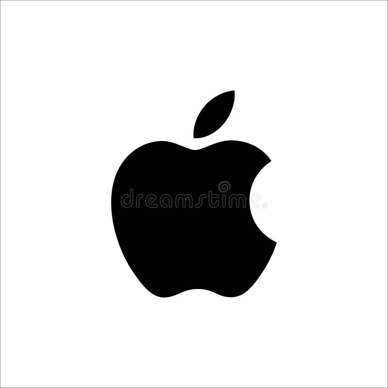 Apple Brand Logo Isolated Vector Editorial Stock Photo - Illustration ...