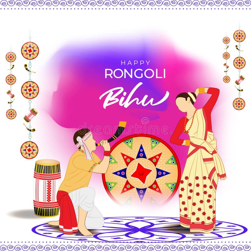 Bihu Dance Stock Illustrations – 255 Bihu Dance Stock Illustrations ...