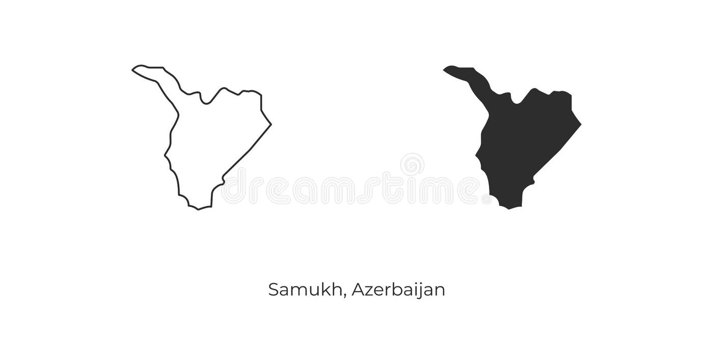 Samukh Map Stock Illustrations – 2 Samukh Map Stock Illustrations ...