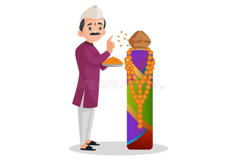 Maharashtra Man Stock Illustrations – 231 Maharashtra Man Stock ...