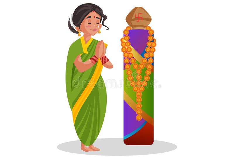 Marathi Woman Stock Illustrations – 125 Marathi Woman Stock ...