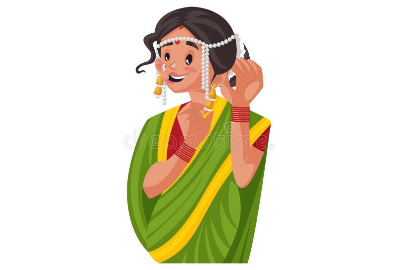 Marathi Woman Stock Illustrations – 156 Marathi Woman Stock ...
