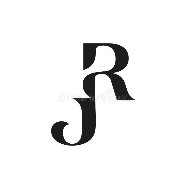 Creative Abstract Letter Rj Logo Design. Linked Letter Jr Logo Design ...