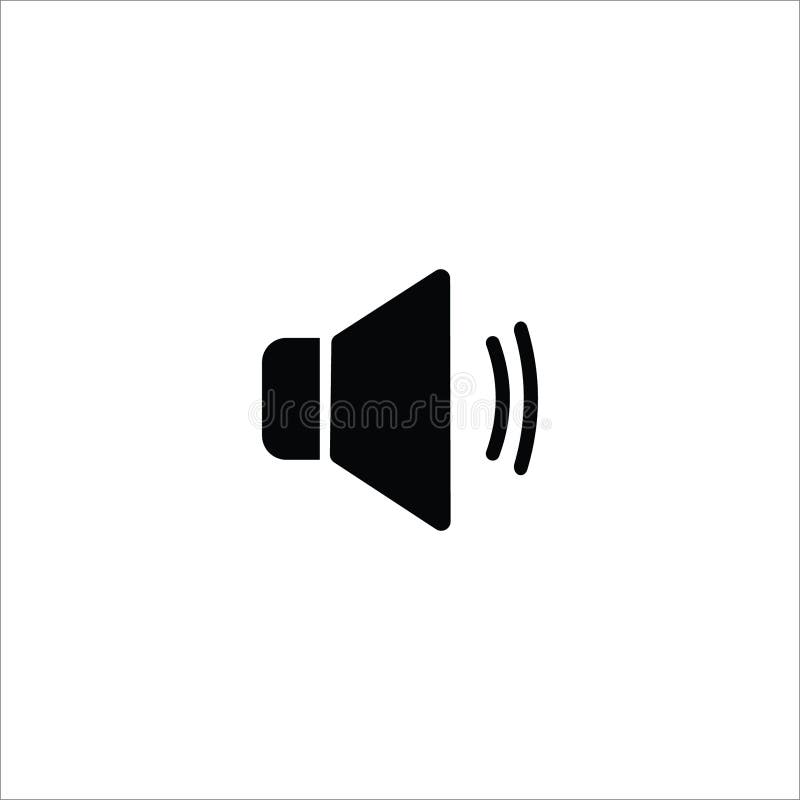 Sound Power Button Vector Icon Stock Vector - Illustration of drum ...