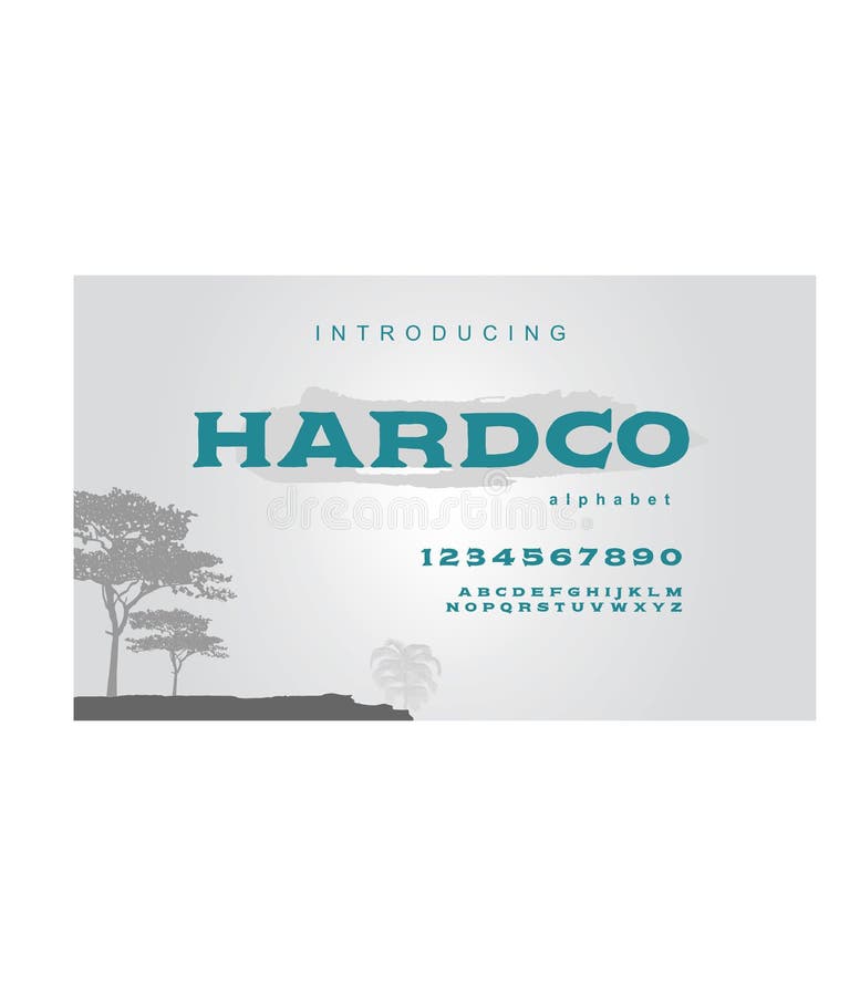 Hardco Font Stock Illustrations – 1 Hardco Font Stock Illustrations ...