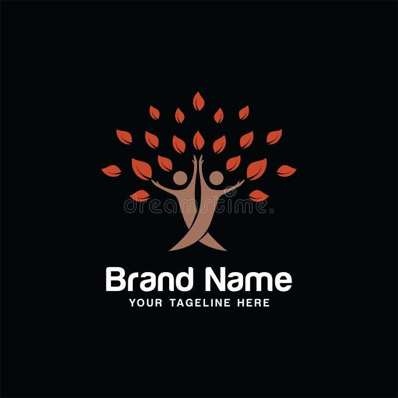Human Tree Logo Templates and Vector, Abstract Eco Human Tree Logo ...