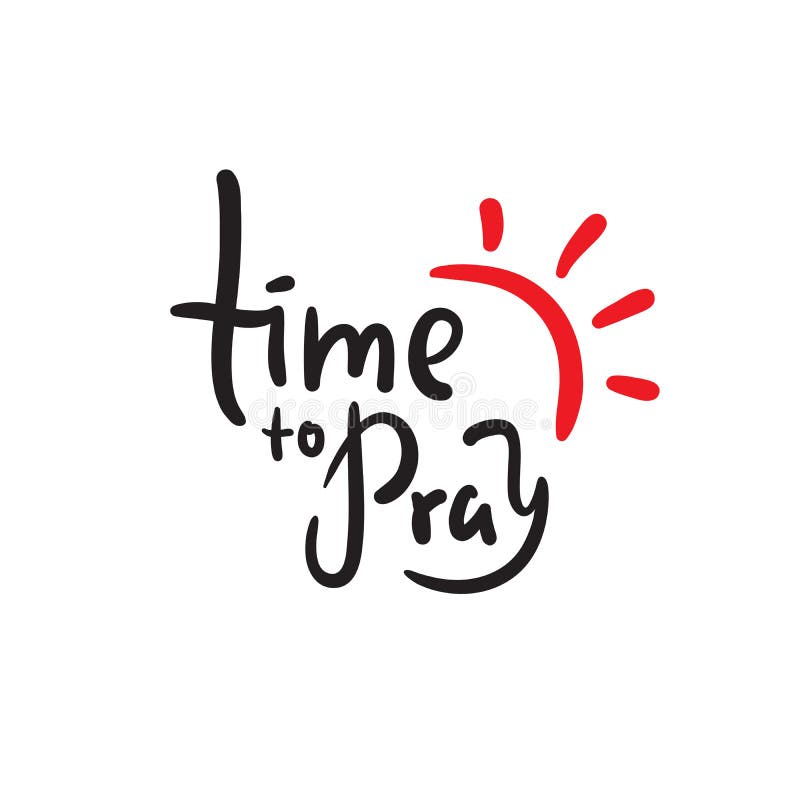 Time To Pray Stock Illustrations – 166 Time To Pray Stock Illustrations ...