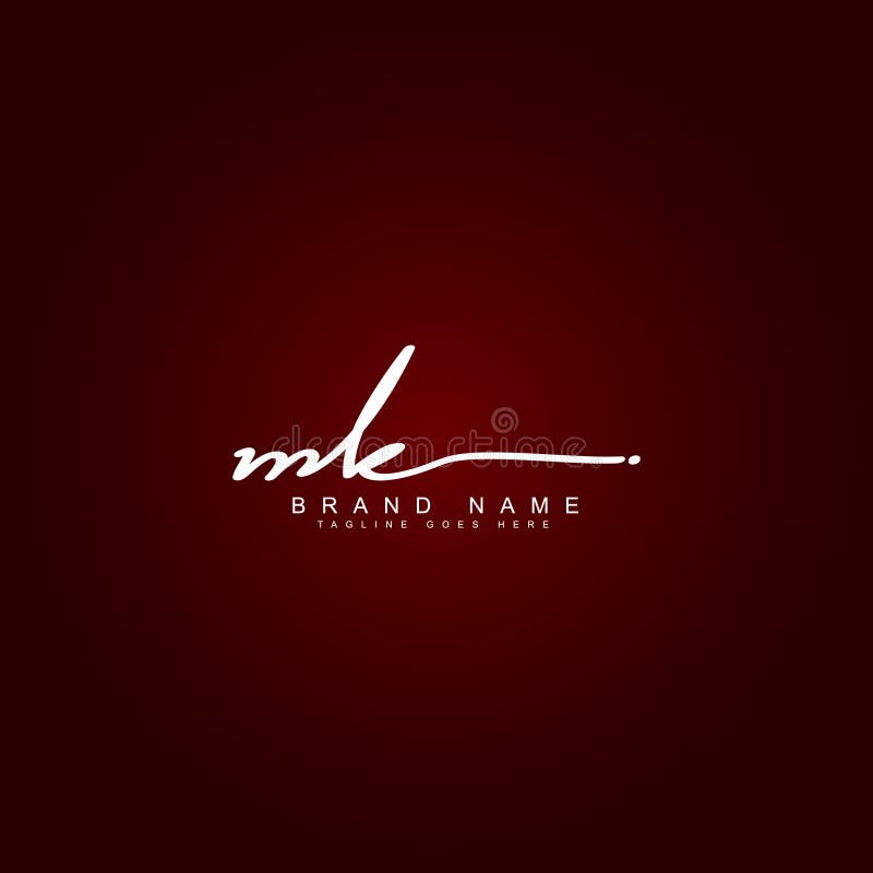 Mk Signature Stock Illustrations – 253 Mk Signature Stock Illustrations ...