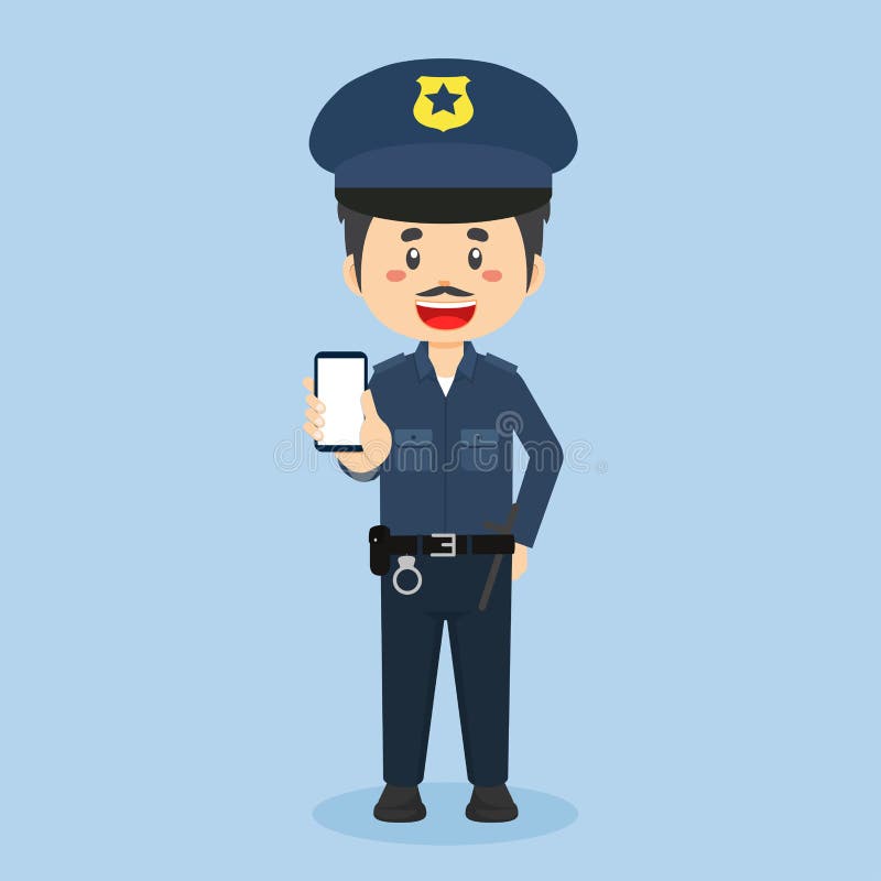 Cartoon Police Phone Stock Illustrations – 950 Cartoon Police Phone ...