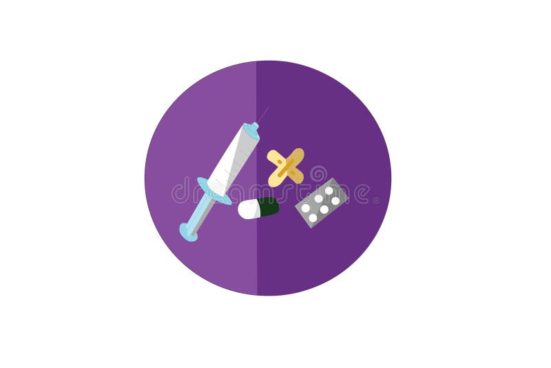 Nurse Medical Tool Set Vector Illustration Stock Vector - Illustration ...